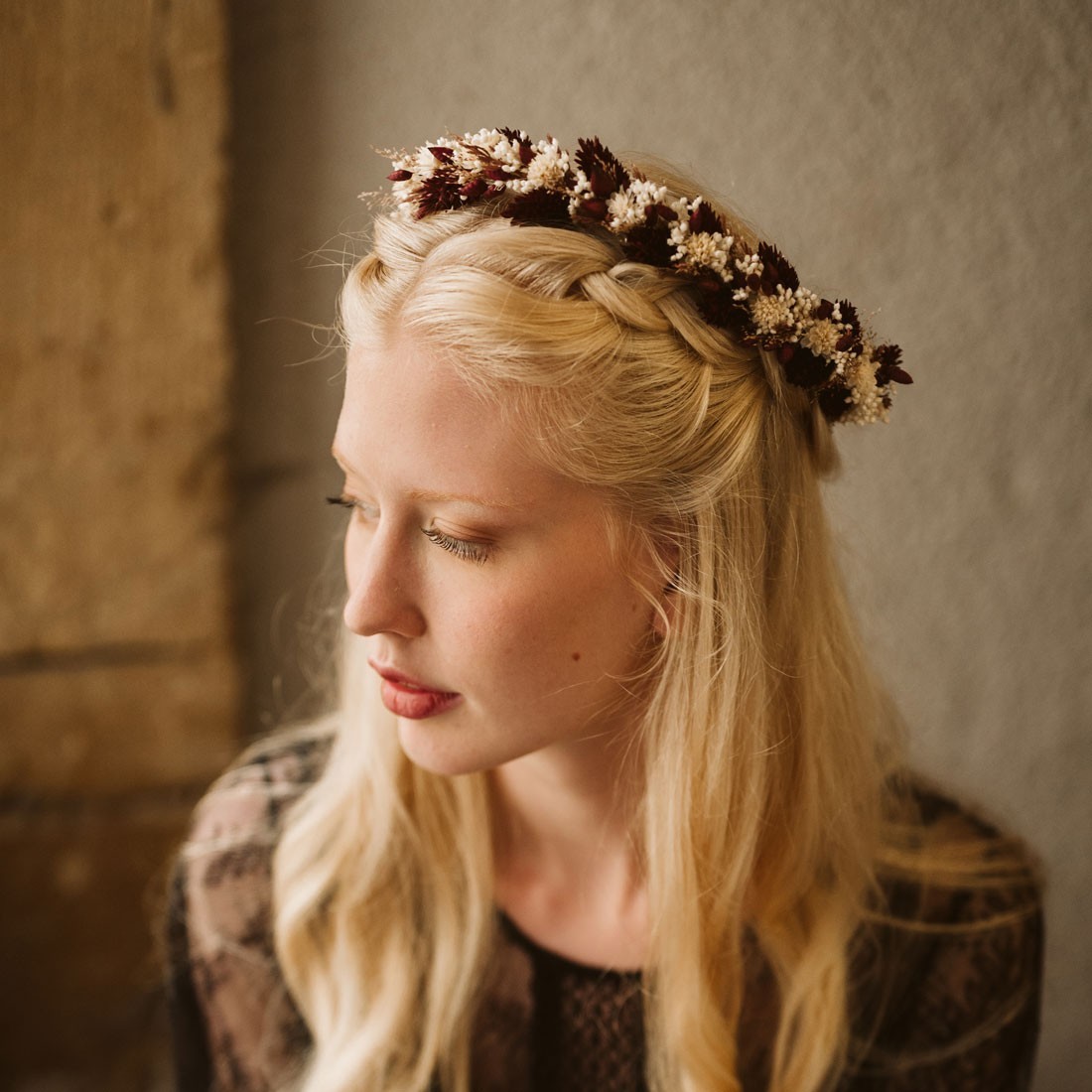 Couronnes de fleurs pour femme par Comptoir Doré, Séraphine Bijoux
